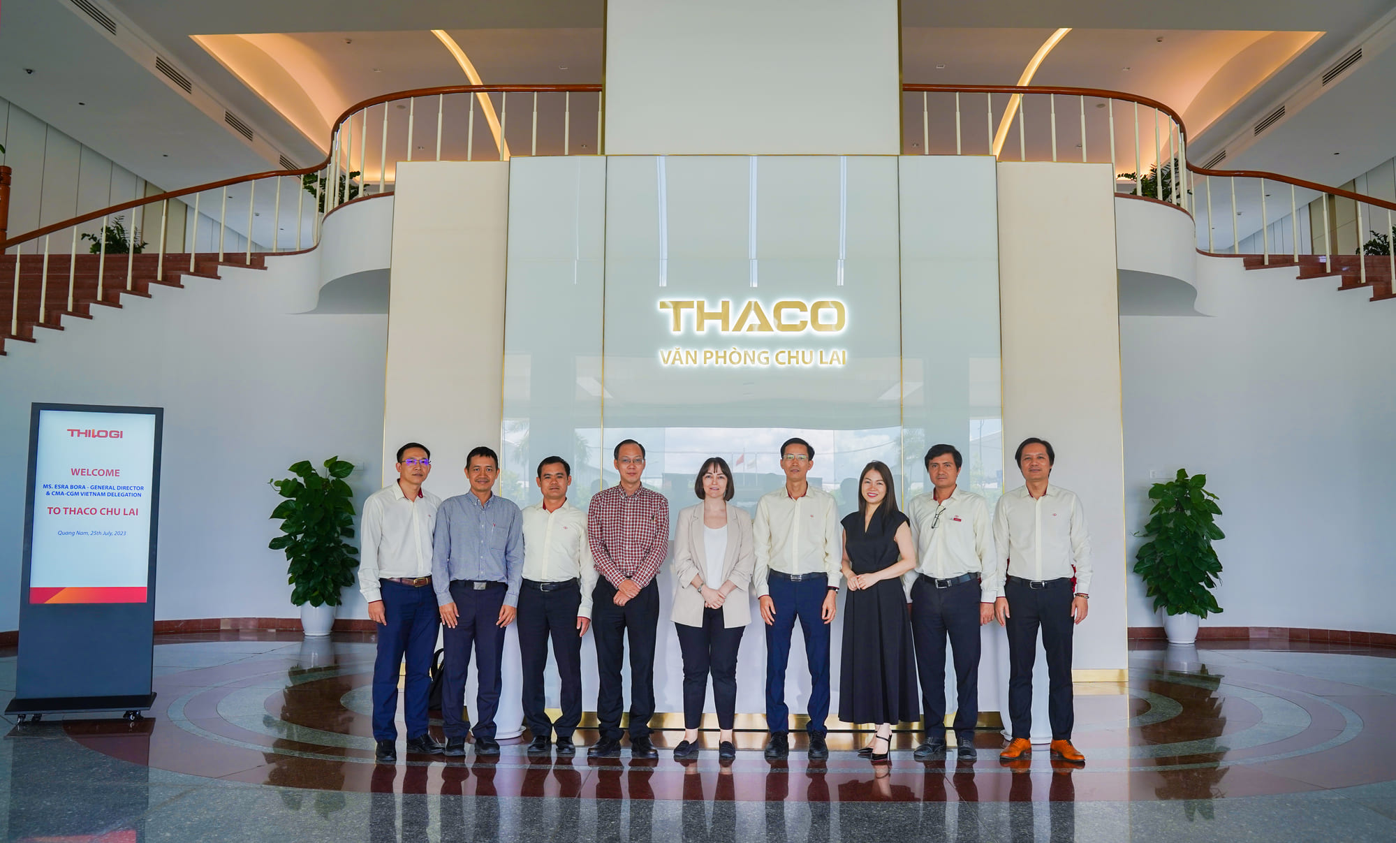 Giám đốc hãng tàu CMA CGM Việt Nam làm việc với THILOGI