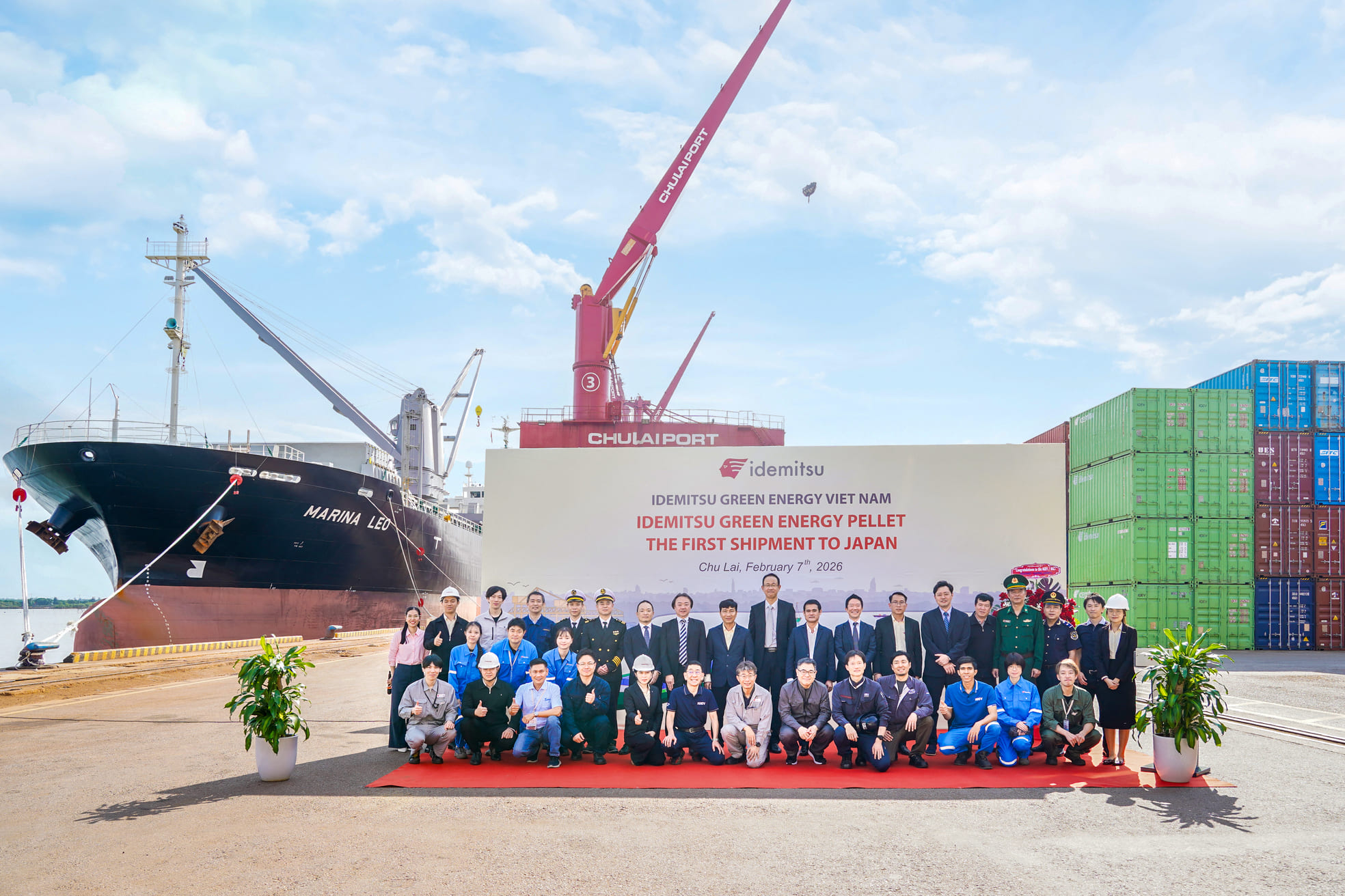 IDGV exports first commercial pellet shipment to Japan via Chu Lai ...